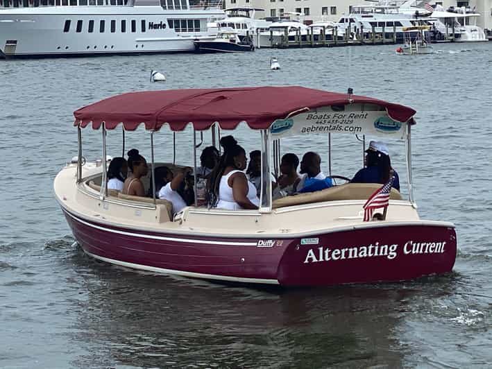 Annapolis: Electric Boat Rental - Duffy Sun Cruiser - 10ppl - What to Expect on Your Electric Boat Trip