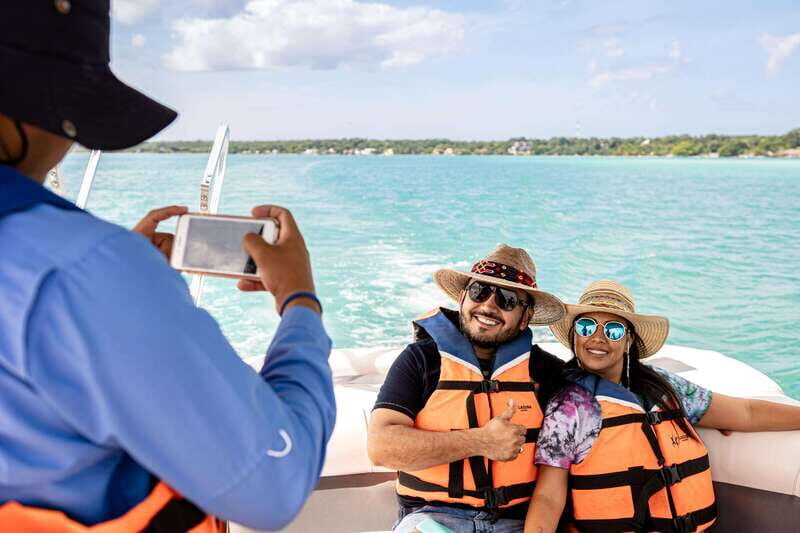 Bacalar: Lake of Seven Colors Pontoon Tour with Fruit - The Itinerary in Detail