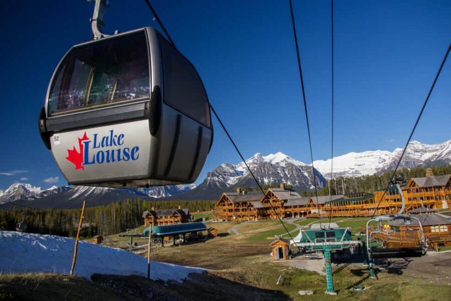 Banff Lake louise Ski Gondola Ride and three Lake Day tour - Key Points