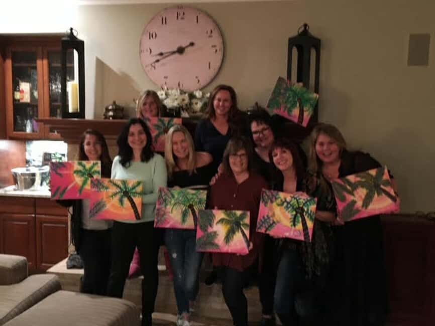 Burbank: Canvas Painting Workshop with Local Artist - The Creative Process