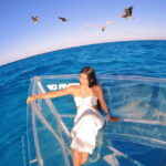 Cancun: Boat trip with transparent bottom and drinks - The Itinerary in Detail