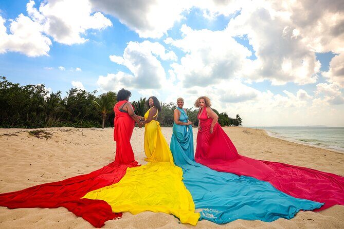 Cancun Flying Dress Photography Session - Who Would Love This Experience?