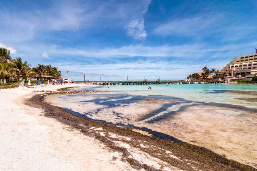 Cancun: Isla Mujeres All-Inclusive Catamaran with pick-up - The Beach Club Experience