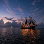 Cancun Lagoon Sunset Sailing Trip aboard classic Galeón with Dinner and Free bar - Detailed Breakdown of the Itinerary