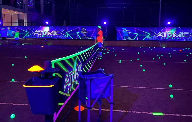 Cancun: Tennis Black-light Experience at RN Tennis Centre - The Itinerary Breakdown