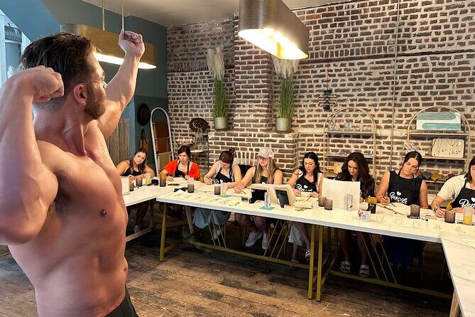 Charleston Champagne Figure Drawing Experience with Male Model - Key Points