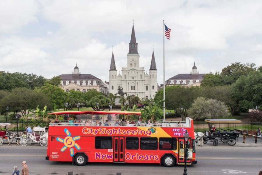 City Sightseeing New Orleans HOHO Bus Tour & Bookable Extras - Key Attractions and Stops