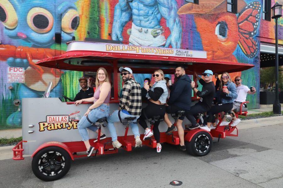 Dallas Party Bike Pub Crawl in Deep Ellum - In-Depth Look at the Itinerary