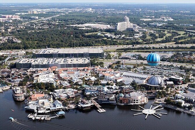 Day Flight 31 miles Helicopter Tour over all the Theme Parks - The Sum Up
