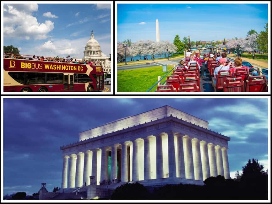 DC: Hop-on Hop-off, Arlington Walking Tour, and Night Tour - A Thorough Breakdown of What to Expect