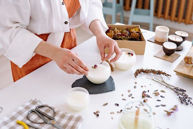DIY Candle Making Class at a Local Brewery in Dallas - The Atmosphere and Group Experience