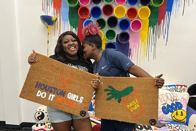 Doormat Paint Party in Houston - What to Expect During the Doormat Paint Party