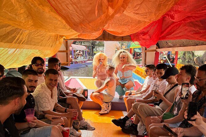 Drag Boat Party in Xochimilco with Tequila and Queens - Authenticity and Atmosphere