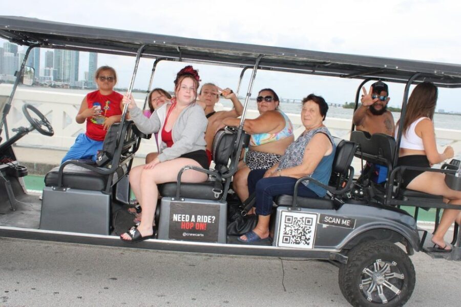 Explore South Beach, Miami : Ultimate Golf Cart Party Tour - The Itinerary: What You’ll Actually See