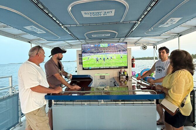 Floating Tailgate Tour at Crab Island and Watch Football on Water - What We Love About This Experience
