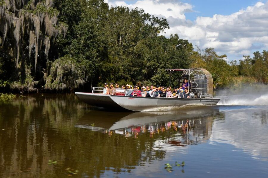 From Lafitte: Swamp Tours South of New Orleans by Airboat - The boat ride: a highlight of the tour