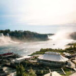 From Niagara Falls, USA: Canadian Side Tour w/ Boat Ride - First Stop: The Skylon Tower