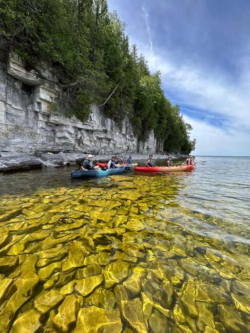Gills Rock: Door Bluff Shipwreck Kayak Tour - The Scenic Waterway and Views