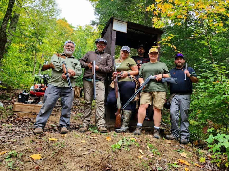 Haliburton: Clay Target Shooting Experience with Guide - What the Shooting Itself Looks Like