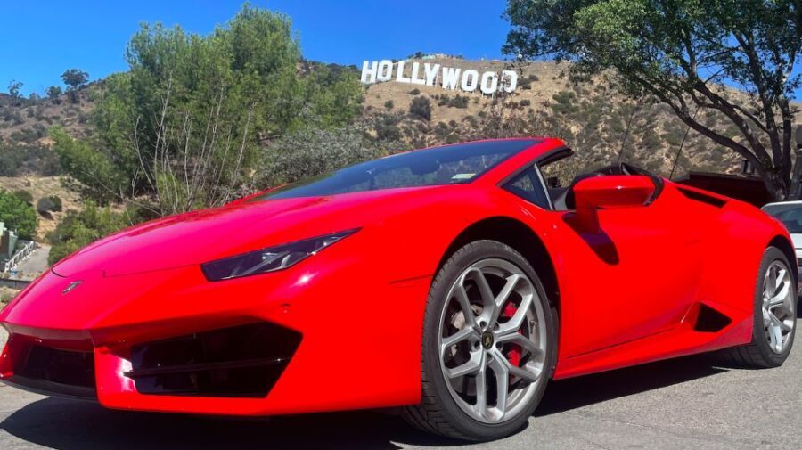 Hollywood Sign 50 Min Lamborghini tour (drive or be driven) - What’s Included and What’s Not