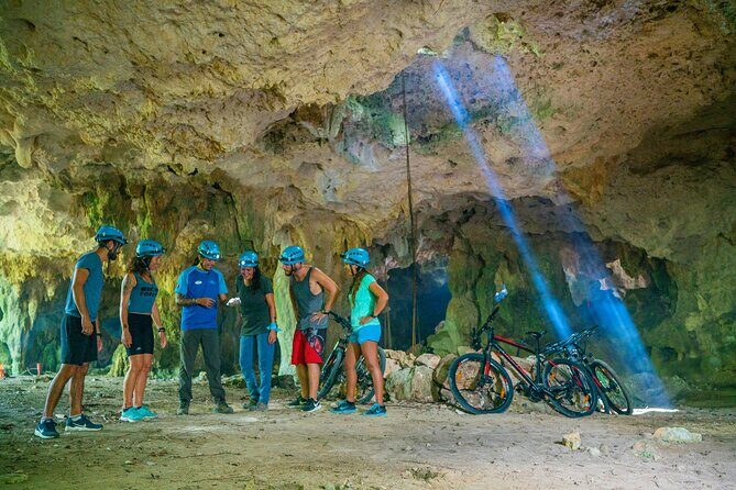 IMMERSE YOURSELF in a Secret River with Plus ADVENTURE with Bike route & Rappel - The Experience of Being Underground