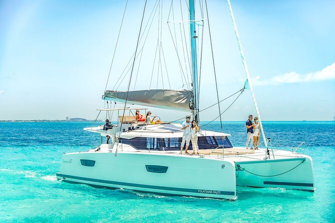 Isla Mujeres luxury catamaran with premium open bar and lunch - Authentic Guest Experiences & Insights