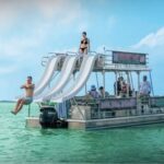 Key West: Double Decker Pontoon Boat Rental - The Slides: A Splash of Excitement