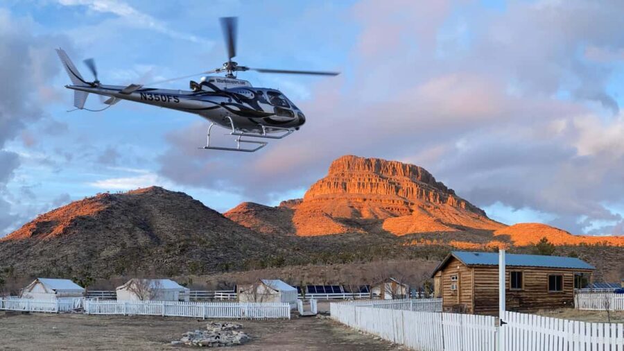 Las Vegas: Grand Canyon Helicopter Western Ranch Adventure - Landing at the Western Ranch
