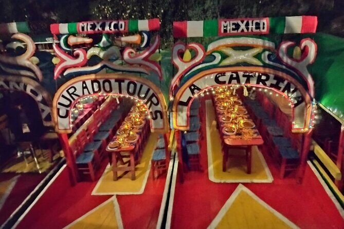 Live Noche de Muertos at Xochimilco: Dinner and local beers - The Itinerary in Detail