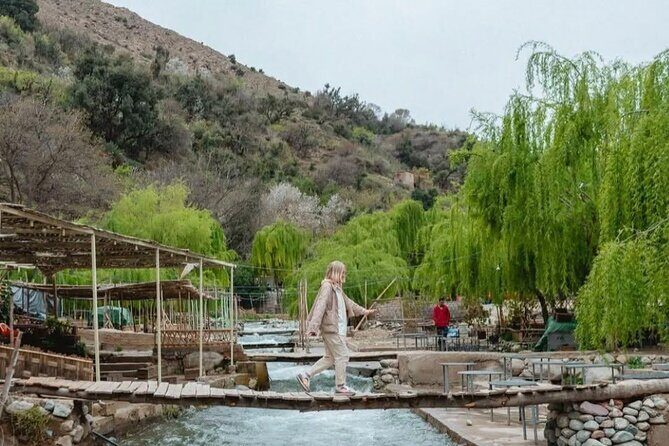 Marrakech: Ourika Valley, Atlas Mountains, Waterfall Hike & Lunch - The Waterfalls at Setti Fatma
