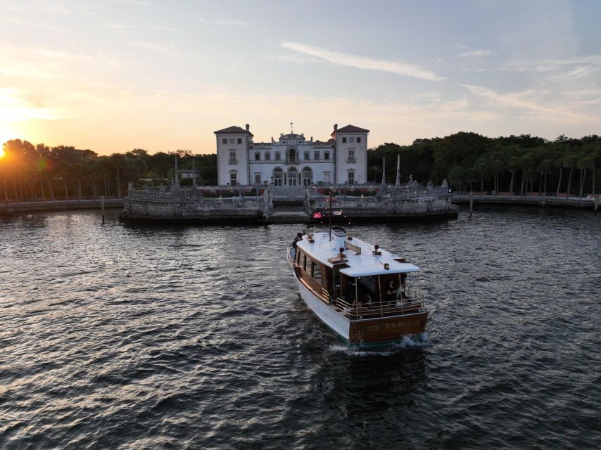 Miami Beach: Vizcaya Sunset Cruise Includes Food and Drink - The Itinerary in Detail