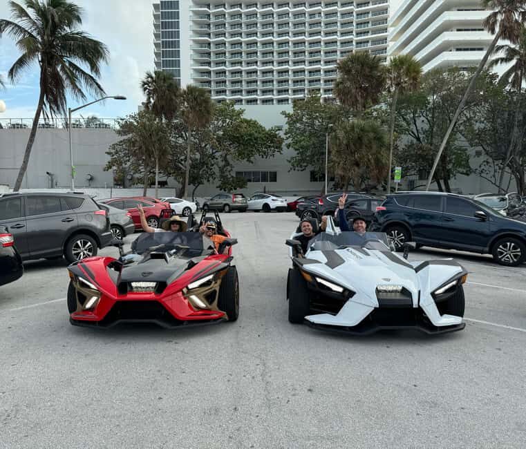 Miami: Polaris Slingshot Rental - The Route and Views