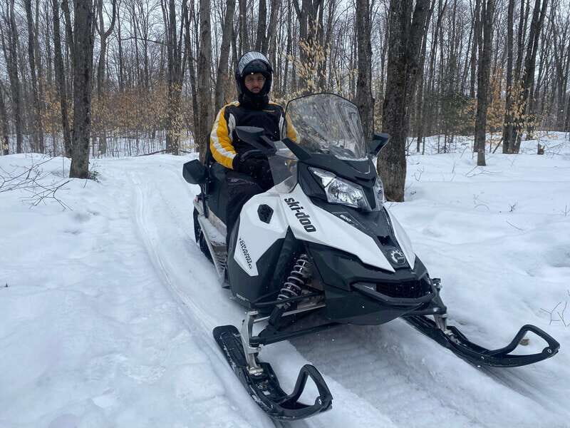 Montreal: Canadian Forest Guided Tour by Snowmobile - The Itinerary in Detail