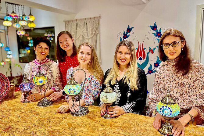 Mosaic Lamp Workshop in Rockville Maryland - The Cultural Touch