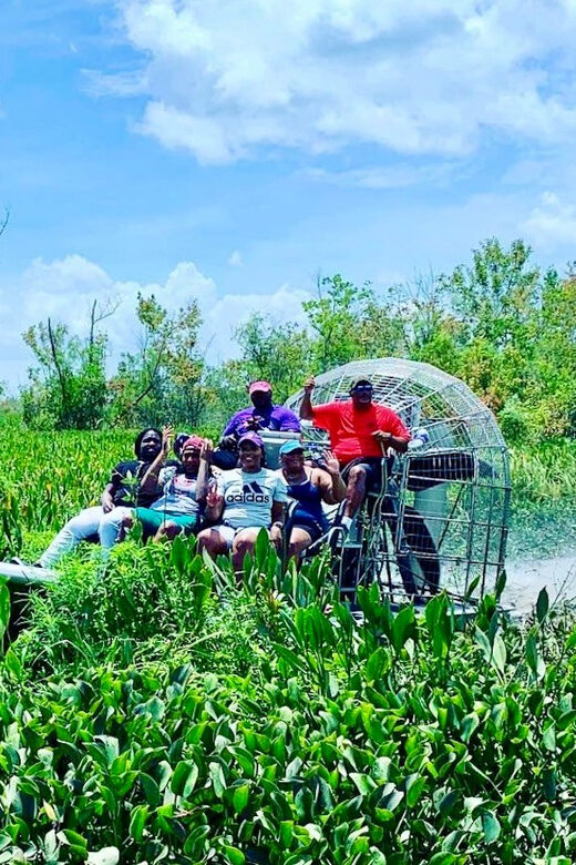 New Orleans: 6 Passenger Premium Airboat Swamp Tour - The Speed and Leisure Level