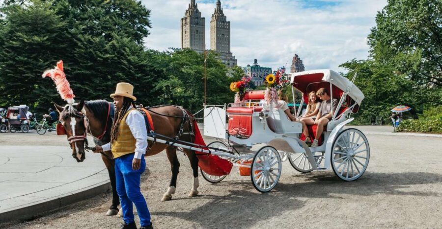 NYC MAGICAL NIGHT TIME RIDE Central Park/Rockefeller Center - The Itinerary: From Central Park to Rockefeller Center