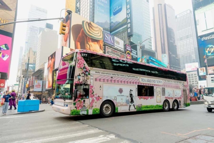 NYC: Tea Around Town Bus Tour with Live Entertainment - Itinerary Breakdown: What Youll Experience