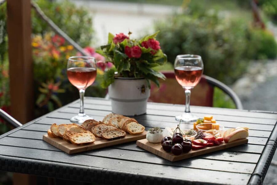 Okanagan Blackberry Fest; Wine Flights & Charcuterie Kelowna - Tasting Local Wines and Desserts