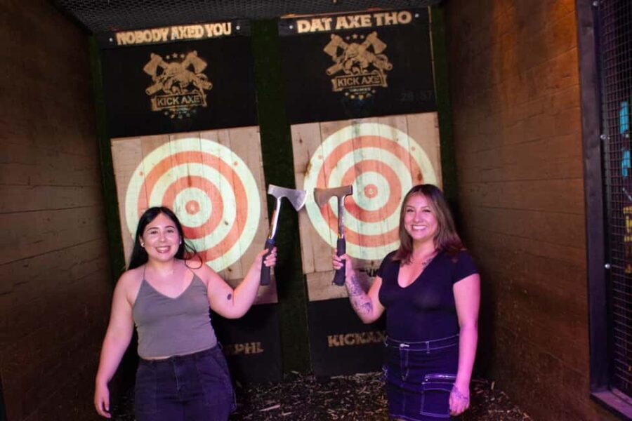 Old City Philly: Axe Throwing, Bar tour, and Salsa Class - What’s Included and What’s Not