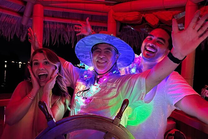 Original CRUISIN' TIKIS Lit on the Lagoon- A Glow Tiki Bar Cruise - Authenticity and Unique Features