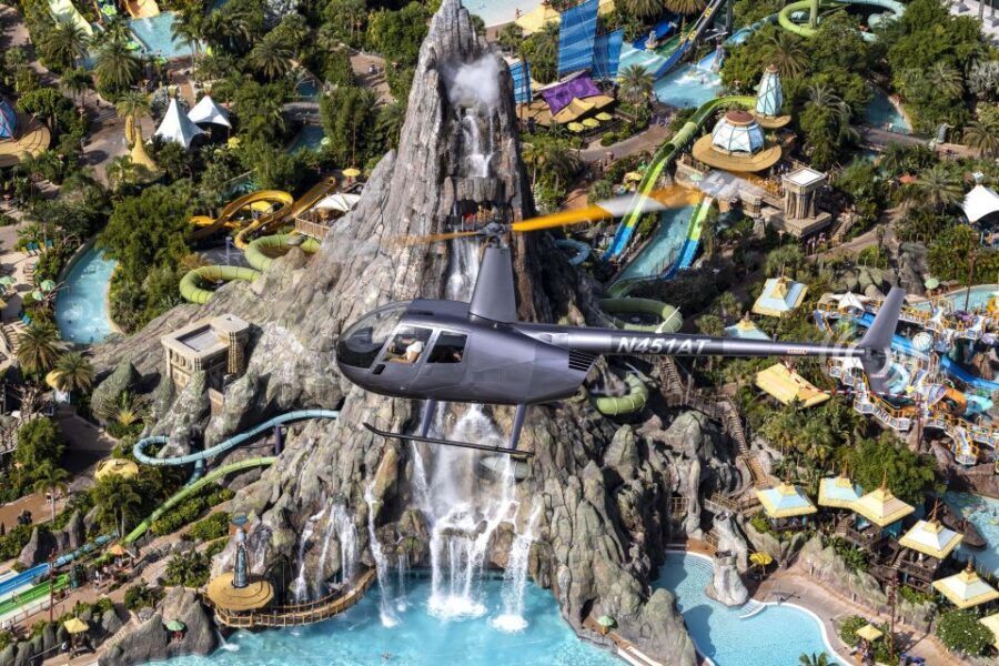 Orlando: Narrated Day Helicopter Flight Over Theme Parks - What Will You See?