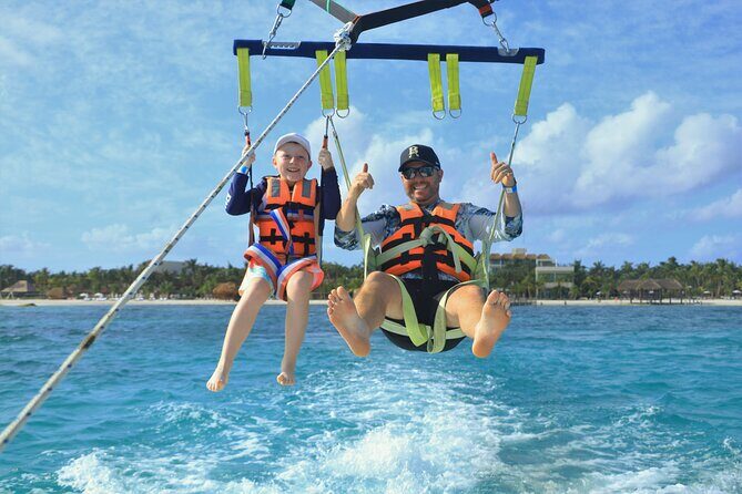 Parasailing & Beach Club with Transportation In Riviera Maya - FAQ