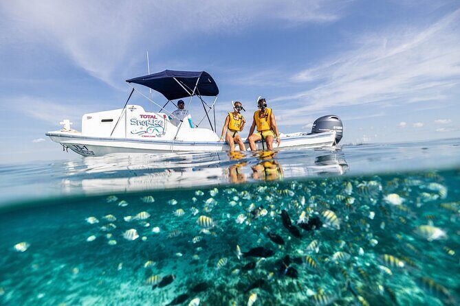 Parasailingcancun and Jet Ski tour over Cancun Bay - Snorkeling: A Multi-Stop Underwater Adventure