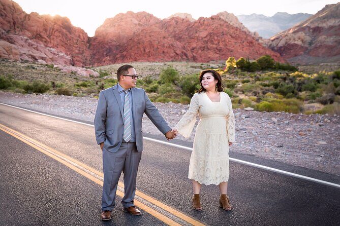 Photo Shoot at Red Rock Canyon in Calico Basin - The Sum Up