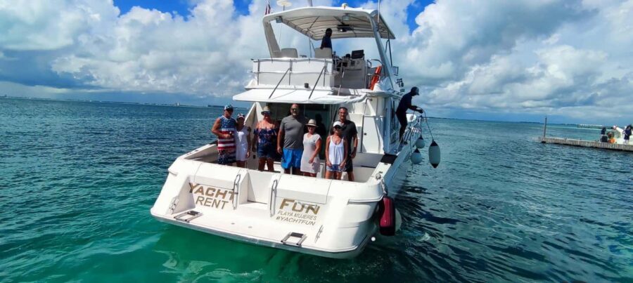 Playa Mujeres: Private Yacht Rental - 4hr SR55H4 #GMBSR55FUN - The Itinerary and What to Expect