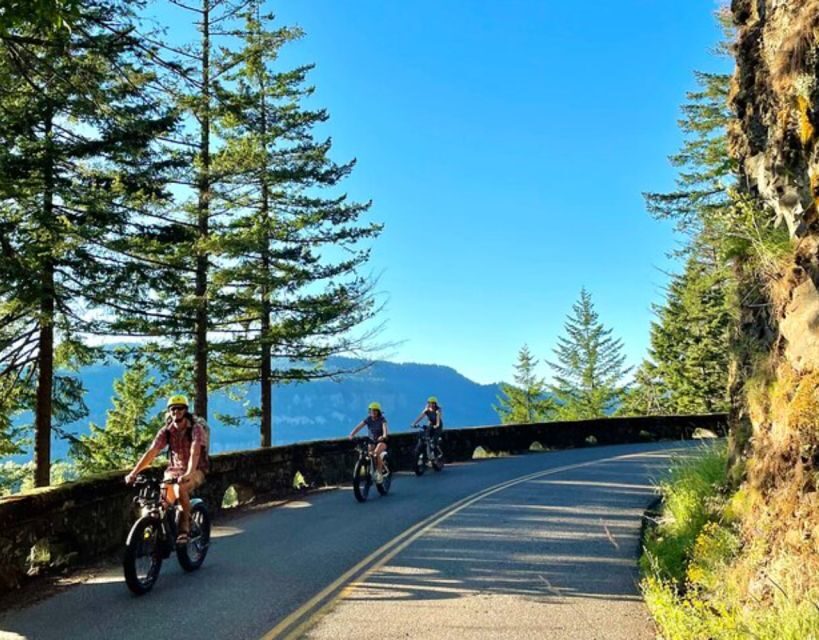 Portland: Multnomah Falls E-Bike Tour in the Columbia Gorge - The Route and Waterfalls