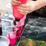 Private Fluid Art Class in Houston - Materials and Personalization
