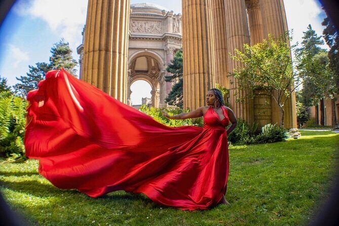 Private San Francisco Photoshoot in Flying Dresses - The Photography and Styling Experience