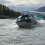 Private ~ Spencer Glacier Jetboating - Approaching Spencer Glacier’s Face