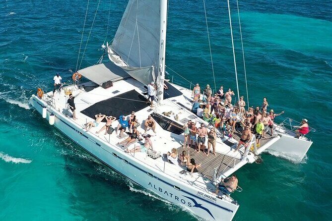 Sail Away Catamaran Day Trip with Snorkeling to Isla Mujeres - Key Points